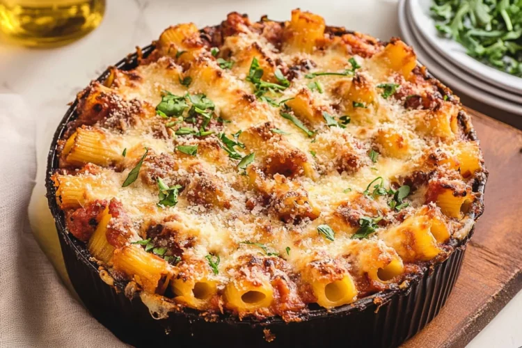 Stuffed Rigatoni Pasta Pie: An Incredible Ultimate Recipe Everyone Will ...